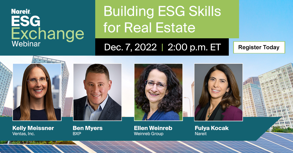 Building ESG Skills for Real Estate | Nareit